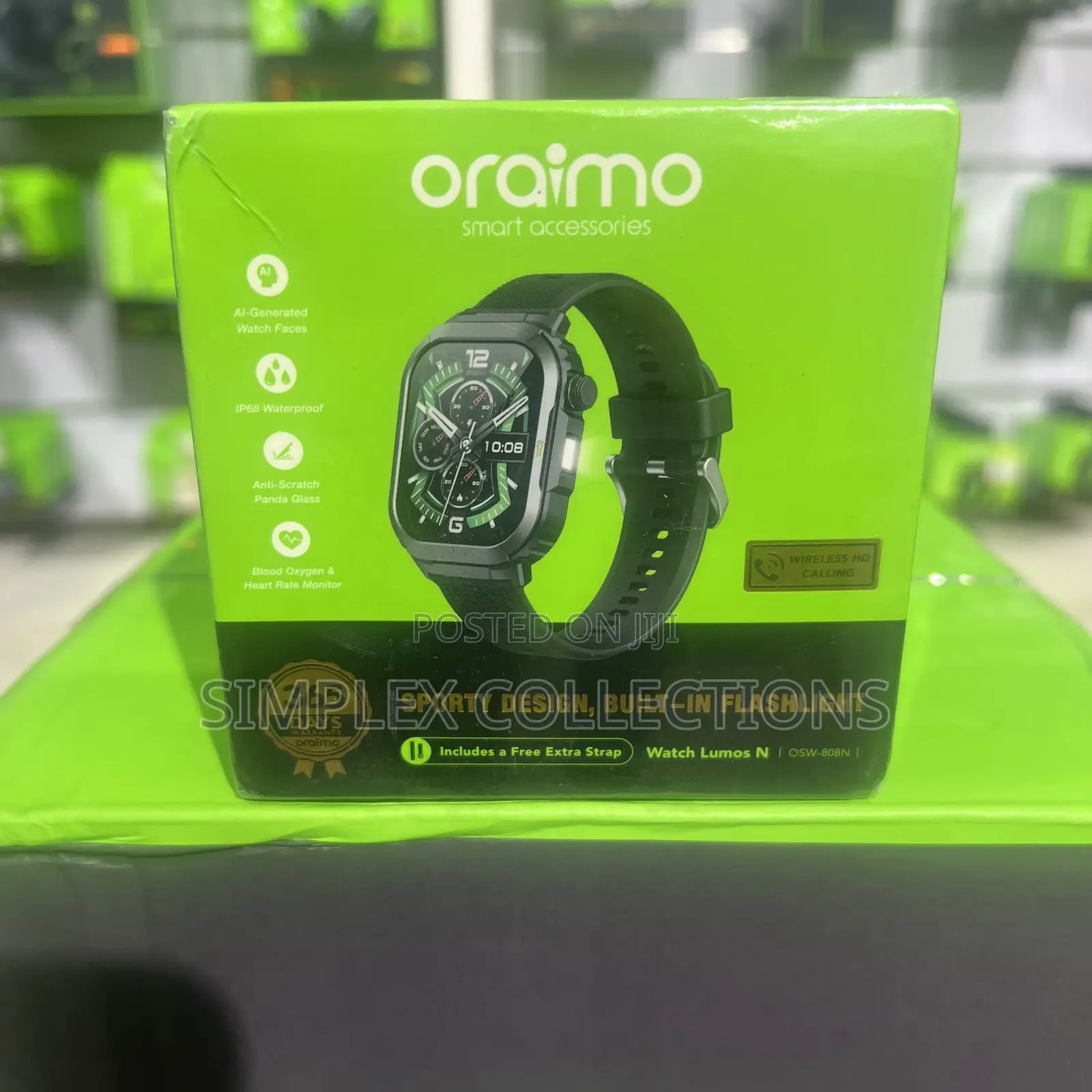 Oraimo Watch Lumos N 2.01'' Hd Smart Watch With Extra Strap in North ...