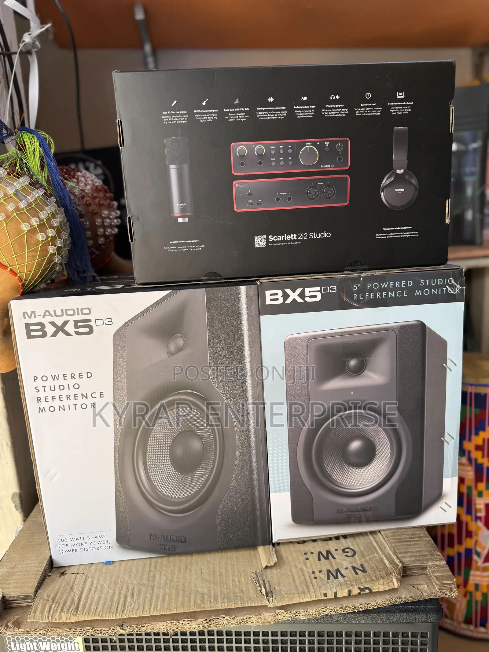Scarlet 2i2 4th Gen Bundle Studio Set Combo With M Audio in Accra ...