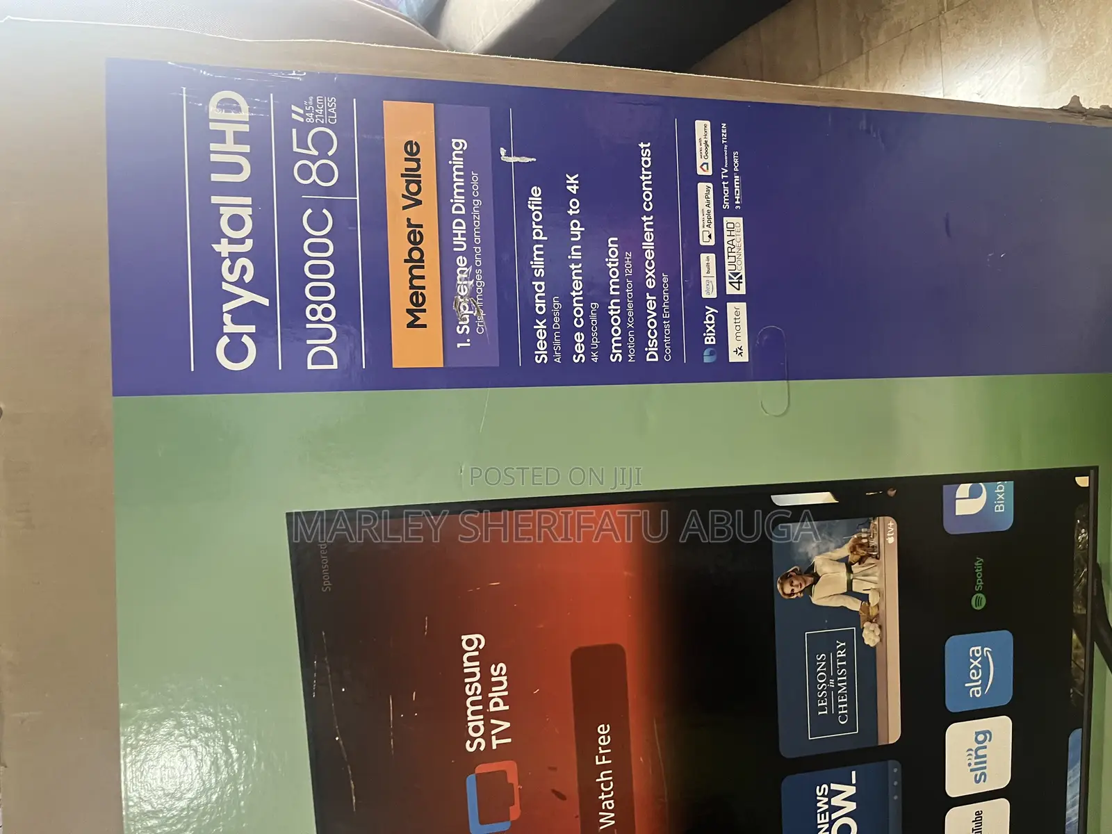 Samsung 85" Class - Du8000c Series - Crystal Uhd Smart Tv in Danfa - TV ...