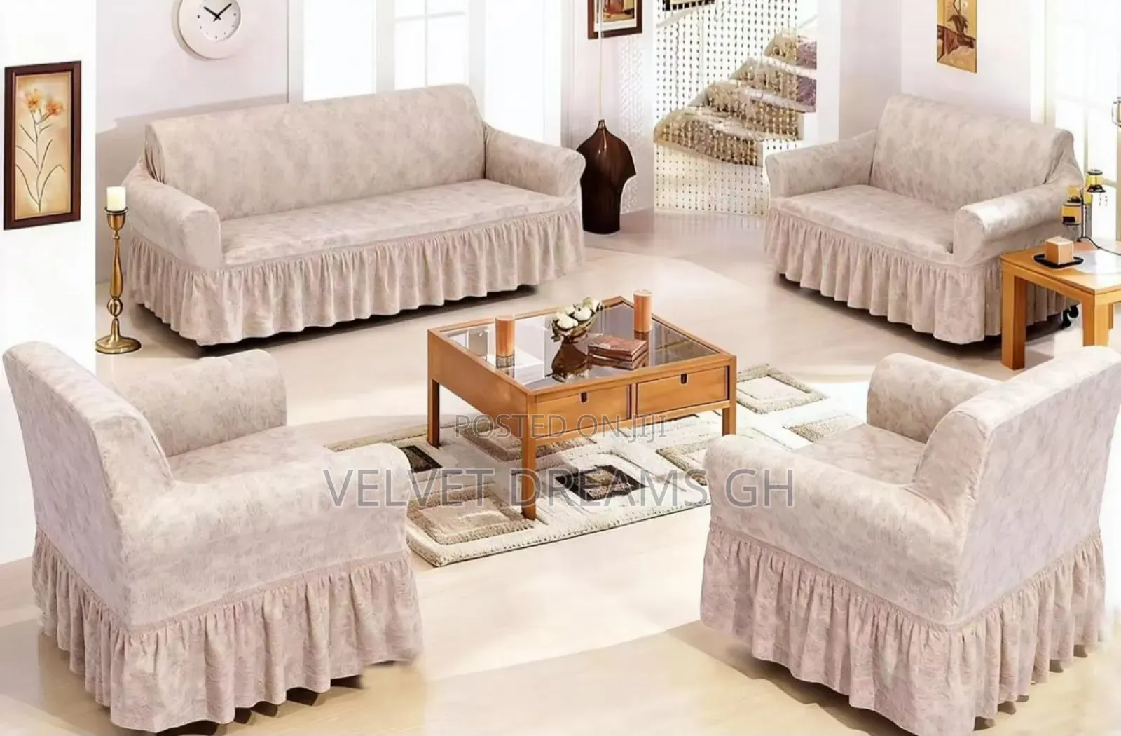 Quality Leather Sofa Covers – Full Set | Durable Stylish in Dome - Home ...