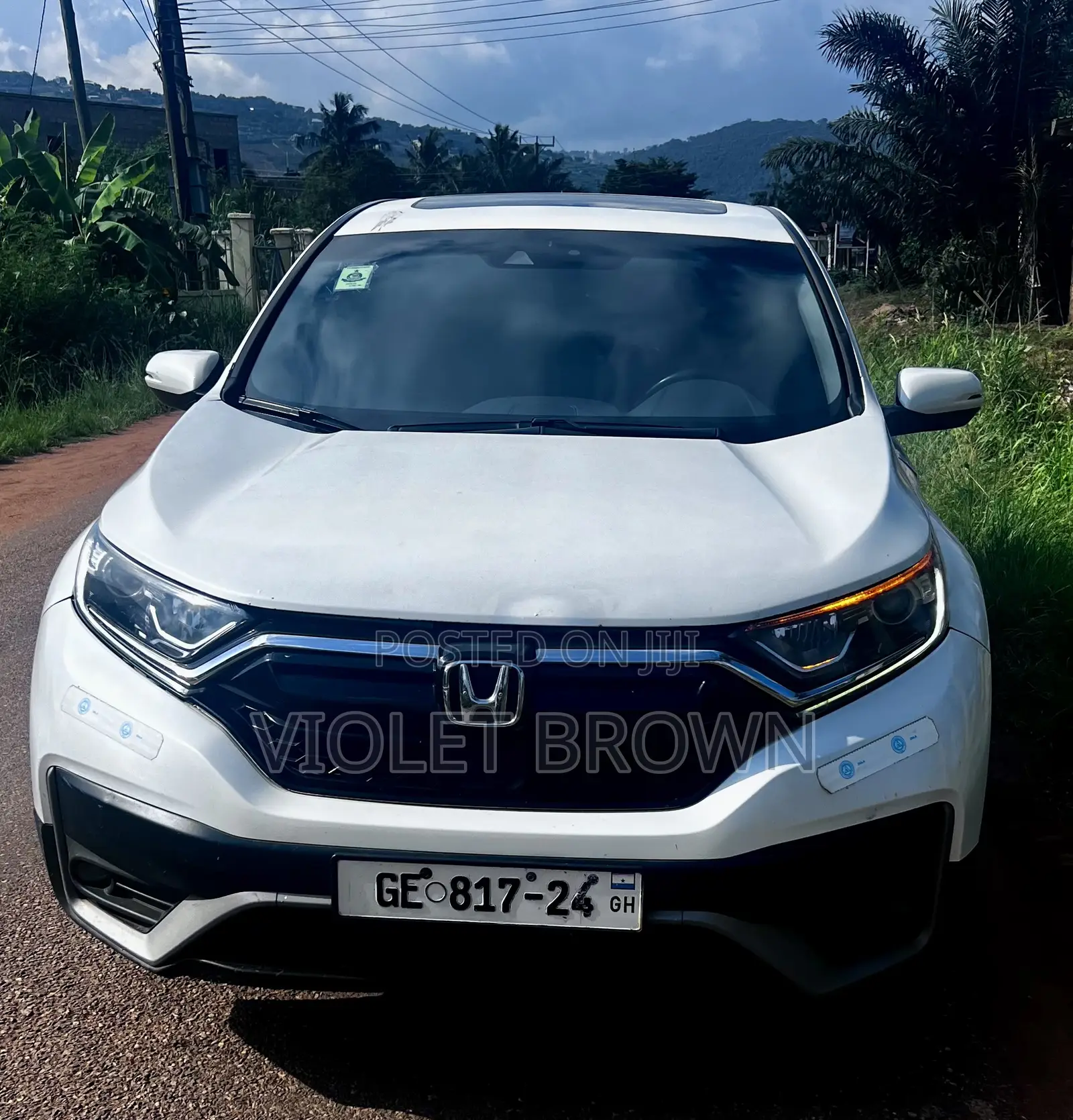 Honda CR-V EX-L 2021 White in Adenta - Cars, Violet Brown | Jiji.com.gh