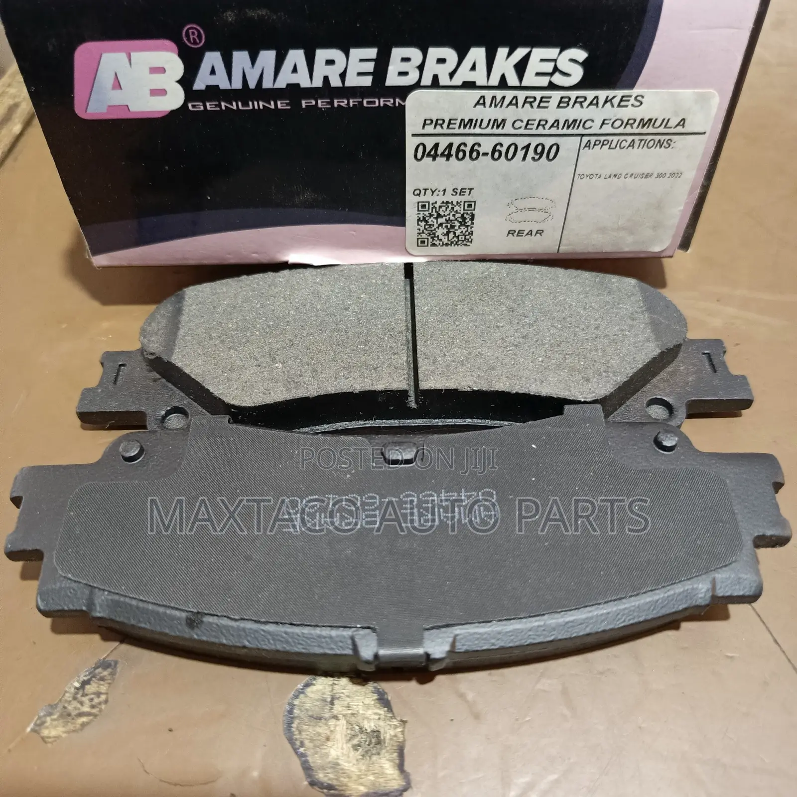 Amare 04466-60190 Premium Brake Pad for Toyota Land Cruiser 2024-2025 ...