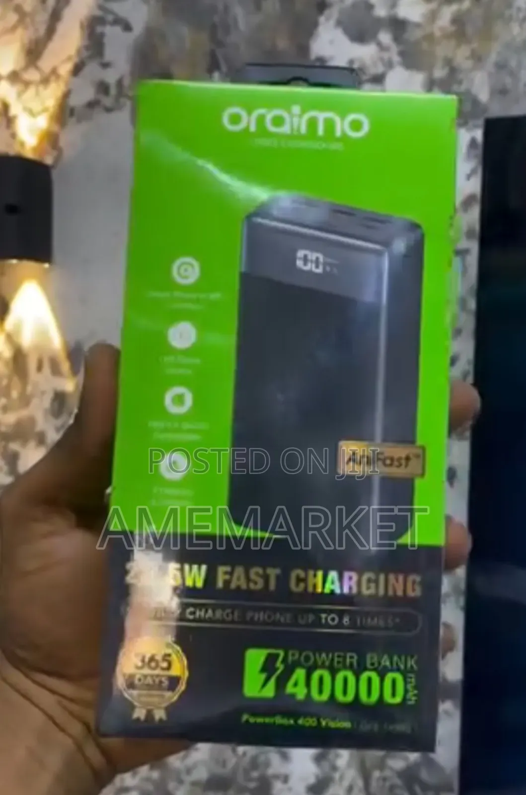 Oraimo Powerbox 400 Vision 40000mah 22.5w Power Bank in Kumasi ...