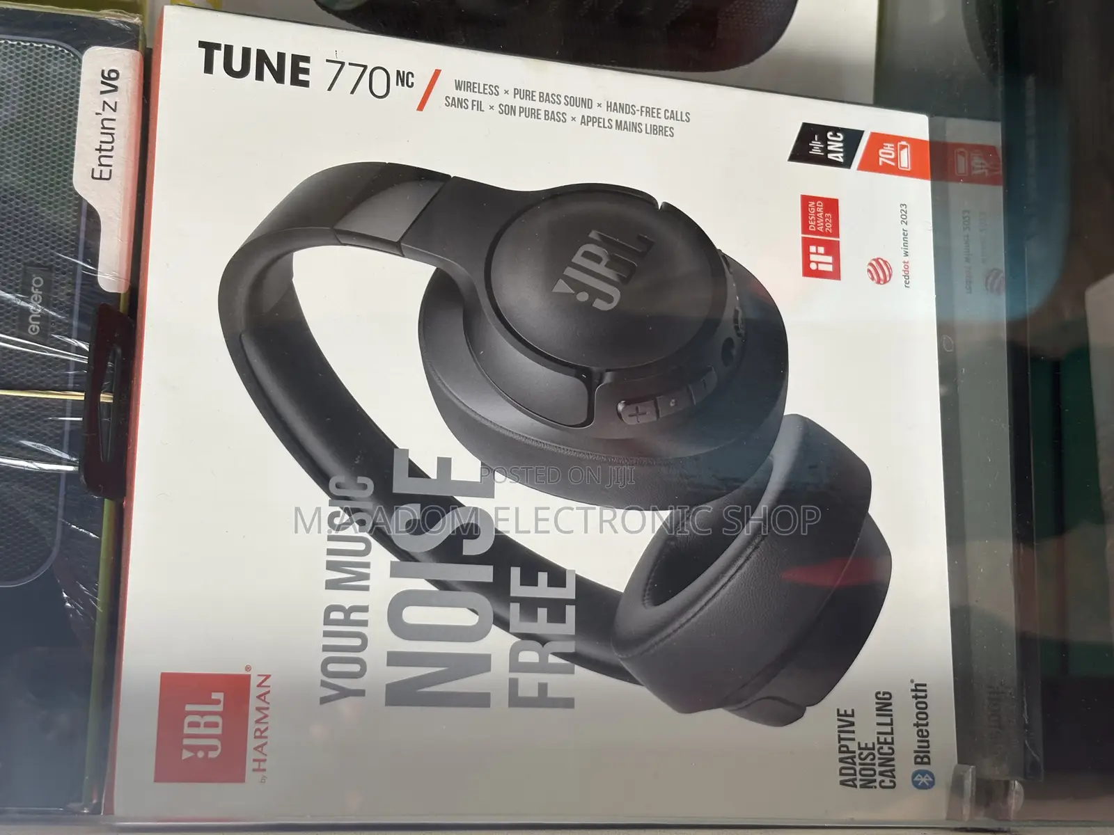 JBL Tune 770nc - Adaptive Noise Cancelling Smart Ambient Wireless in ...