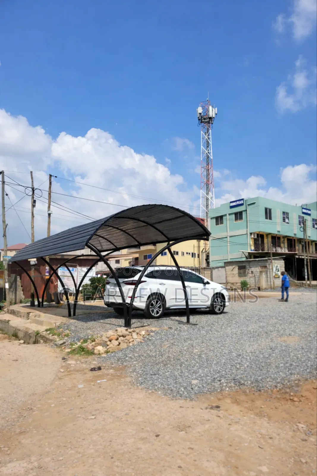Premium Metal Carport for Home Office in Dome - Building Materials ...