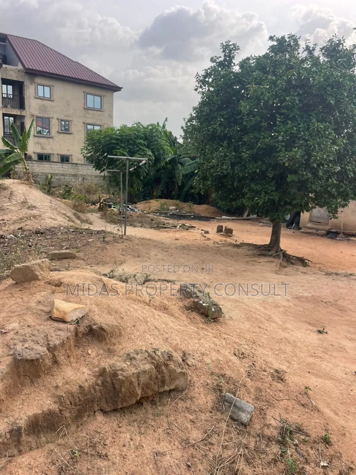 Titled 35x100ft Land for Sale at Ashongman Melcom in Ashomang Estate ...