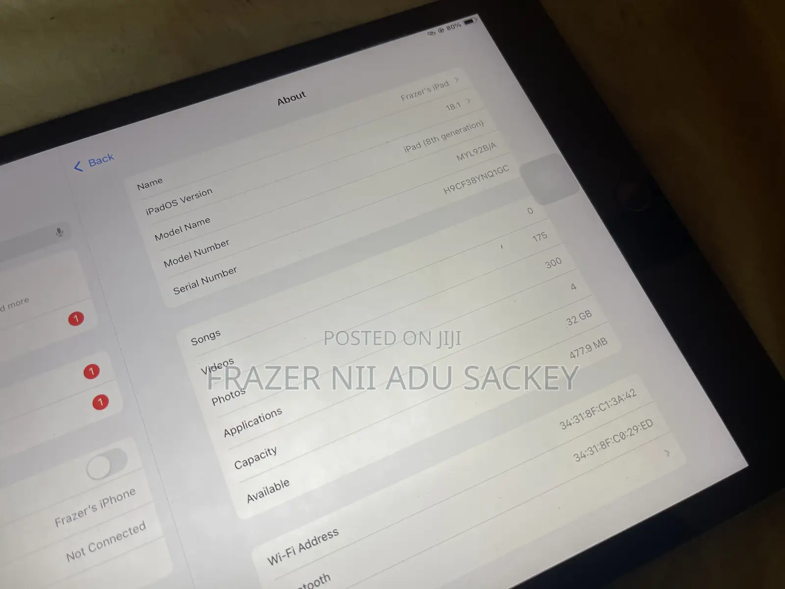 Apple iPad 10.2 (2020) Wi-Fi 32 GB Black in Tema Metropolitan - Tablets ...