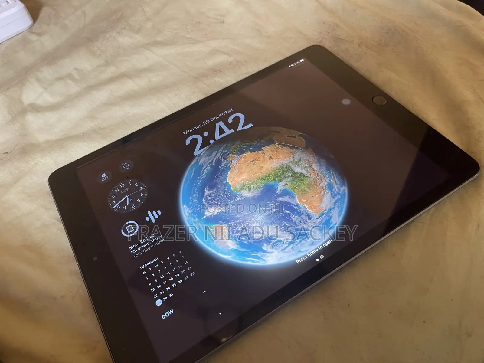 Apple iPad 10.2 (2020) Wi-Fi 32 GB Black in Tema Metropolitan - Tablets ...