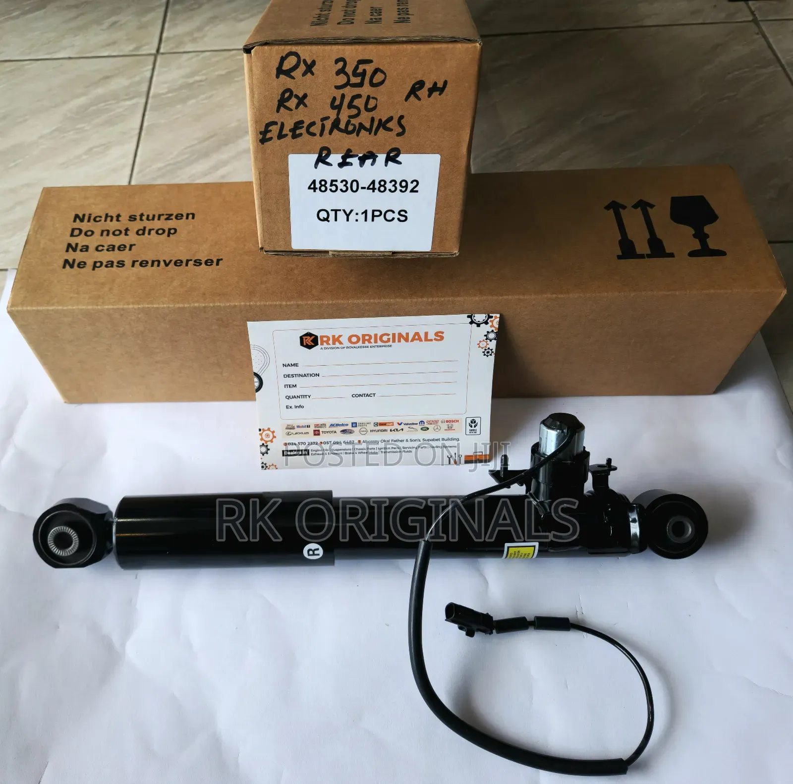 Lexus Rx200t/350/450h 2016-2025 Rear Shock Absorber Lh & Rh From Japan ...