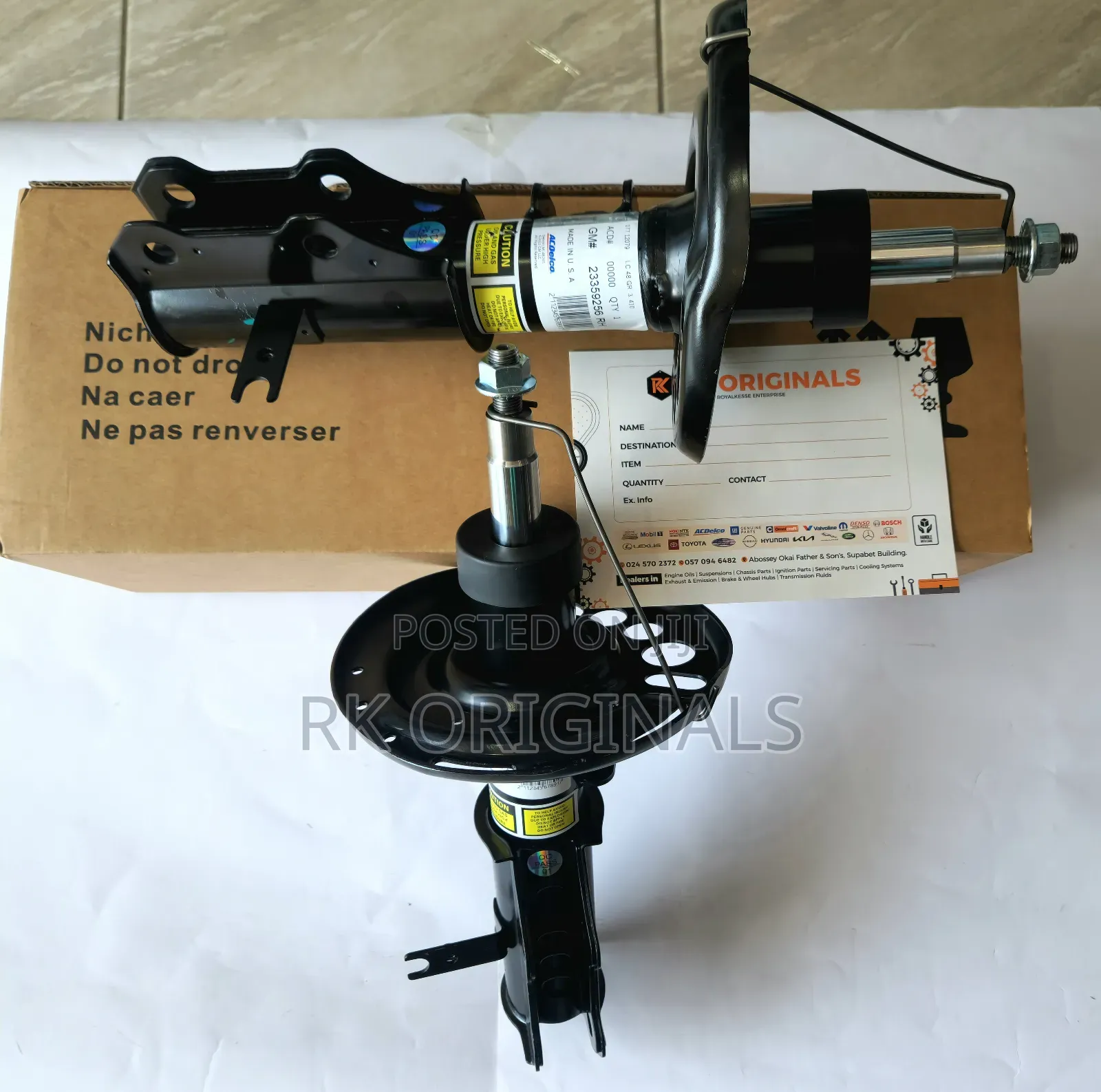 Chevrolet Malibu 2016-2025 Ac Delco Front Shock Absorber From Usa🇺🇸 in ...