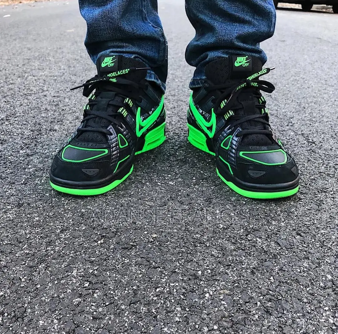 Nike X Off-White Air Rubber Dunk "Green Strike" Sneakers in Accra ...