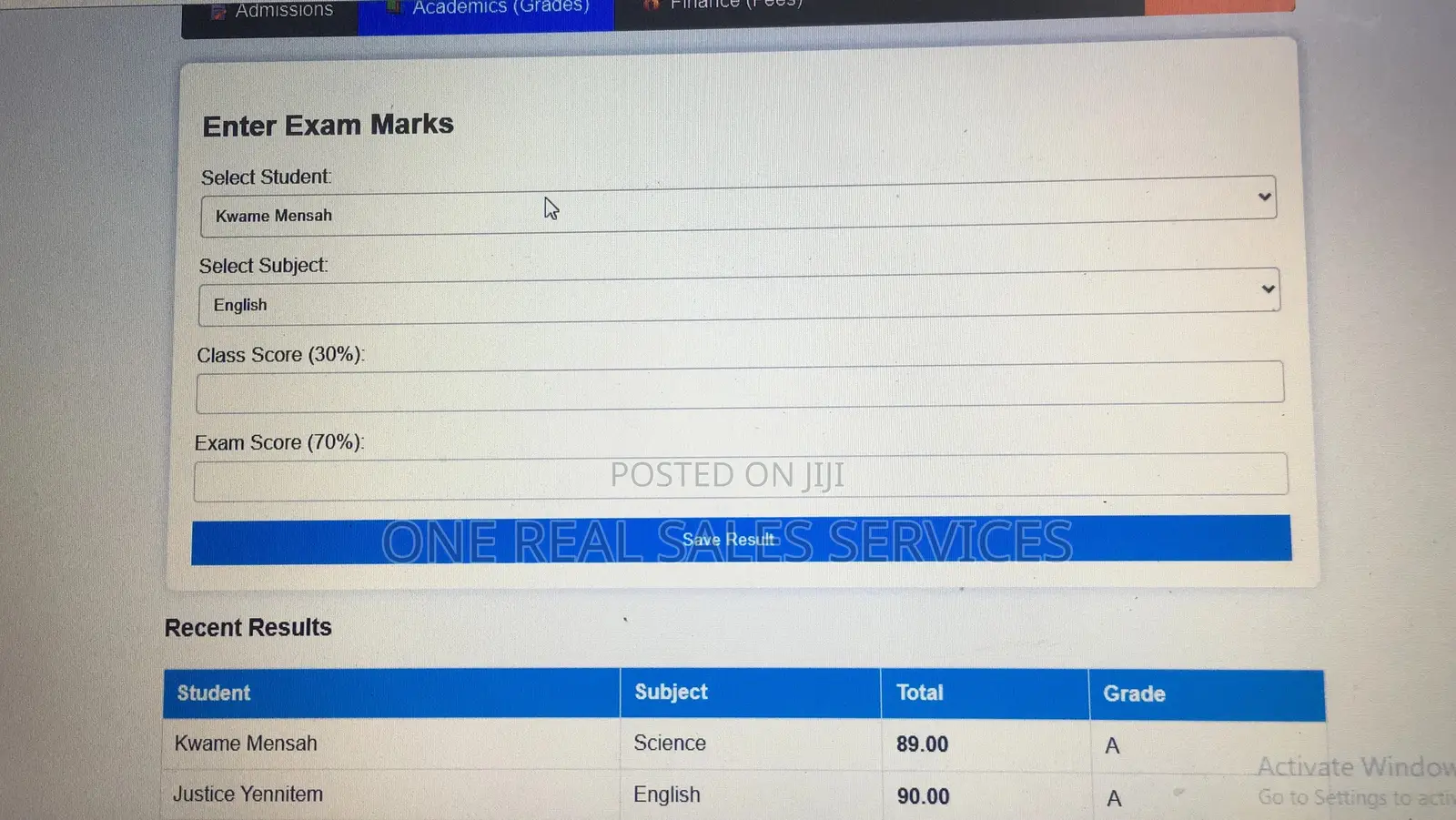 School Management System in Ga West Municipal - Computer & IT Services ...
