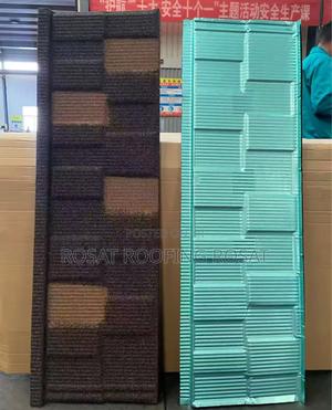 Blue Classic Stone Coated Euro Tiles Roofing Sheet in Circle - Building ...