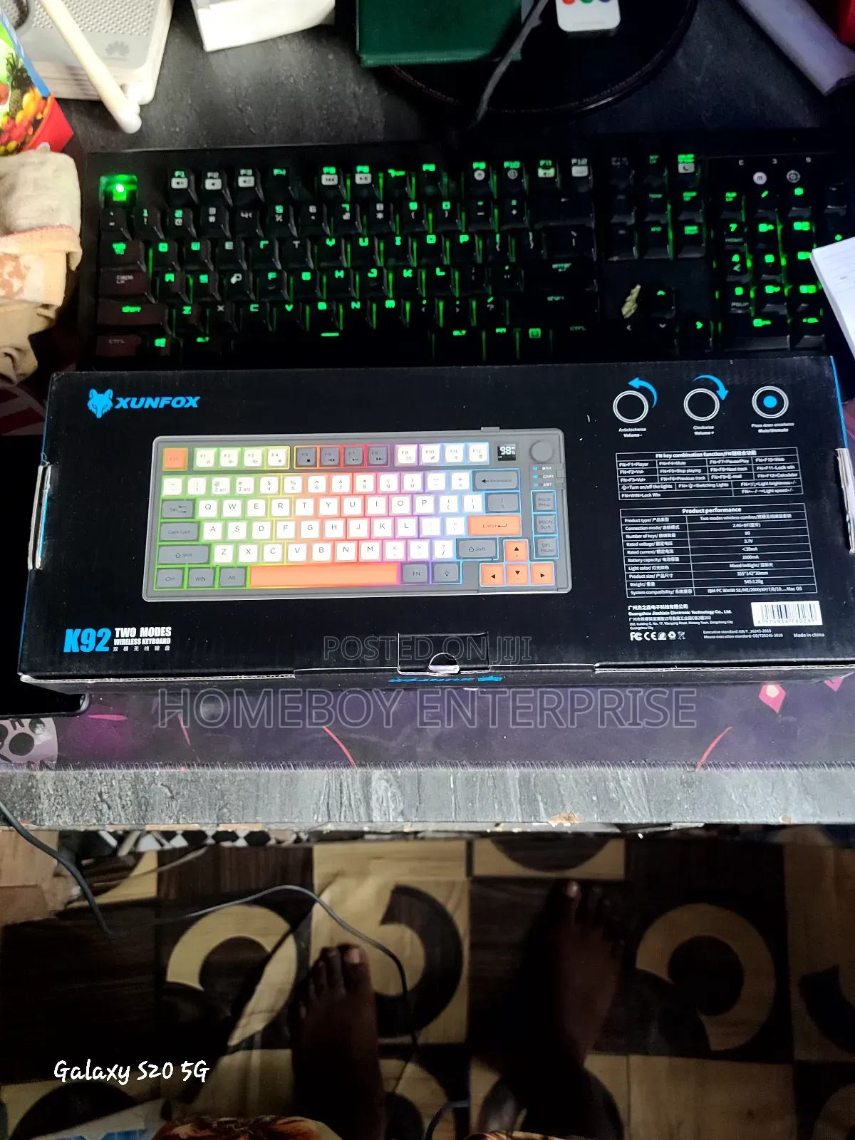 RGB Wireless Keyboard Available With Battery Display in Kasoa ...