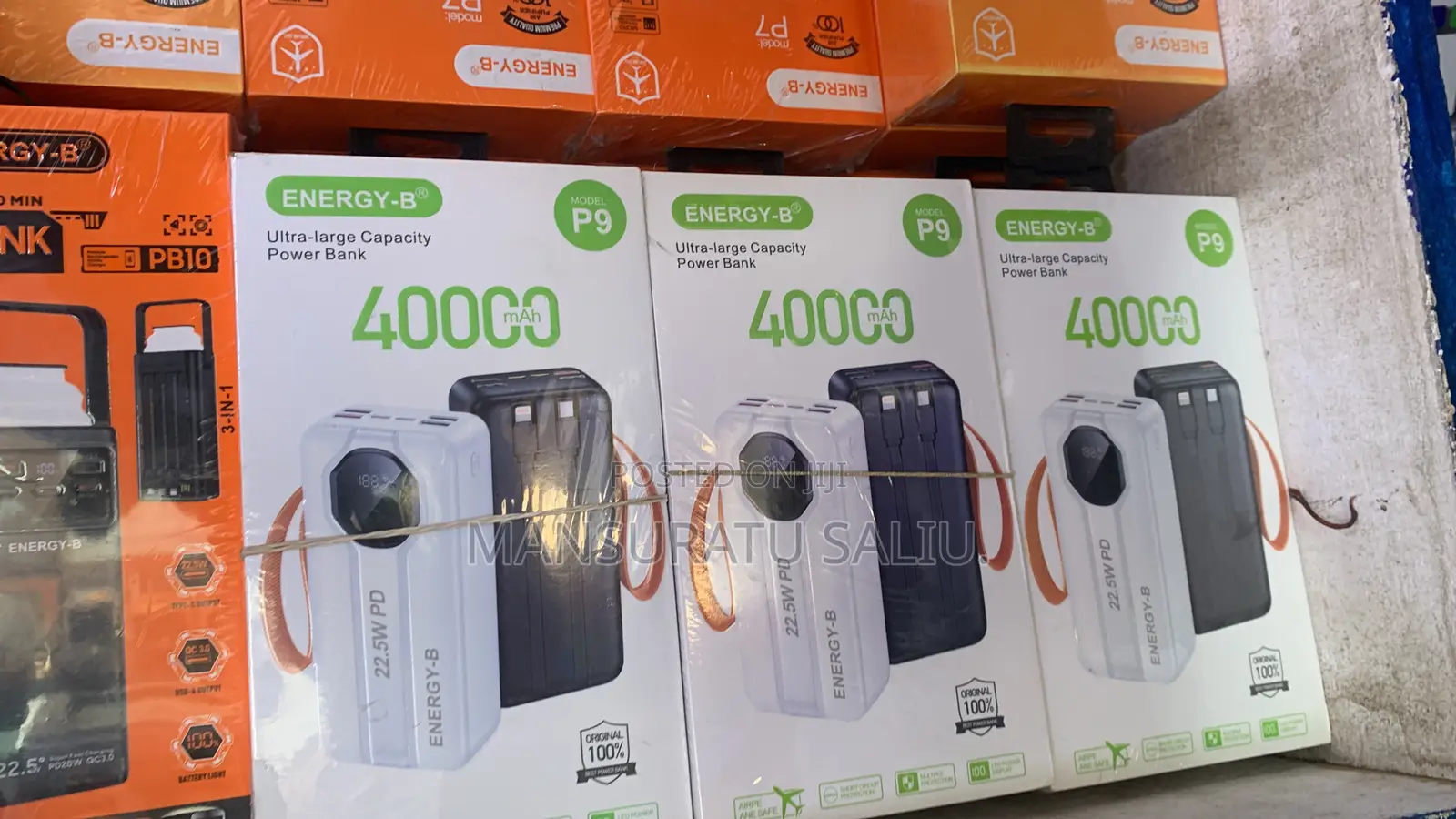 Original Power Bank 40000watts in Circle - Accessories for Phones ...