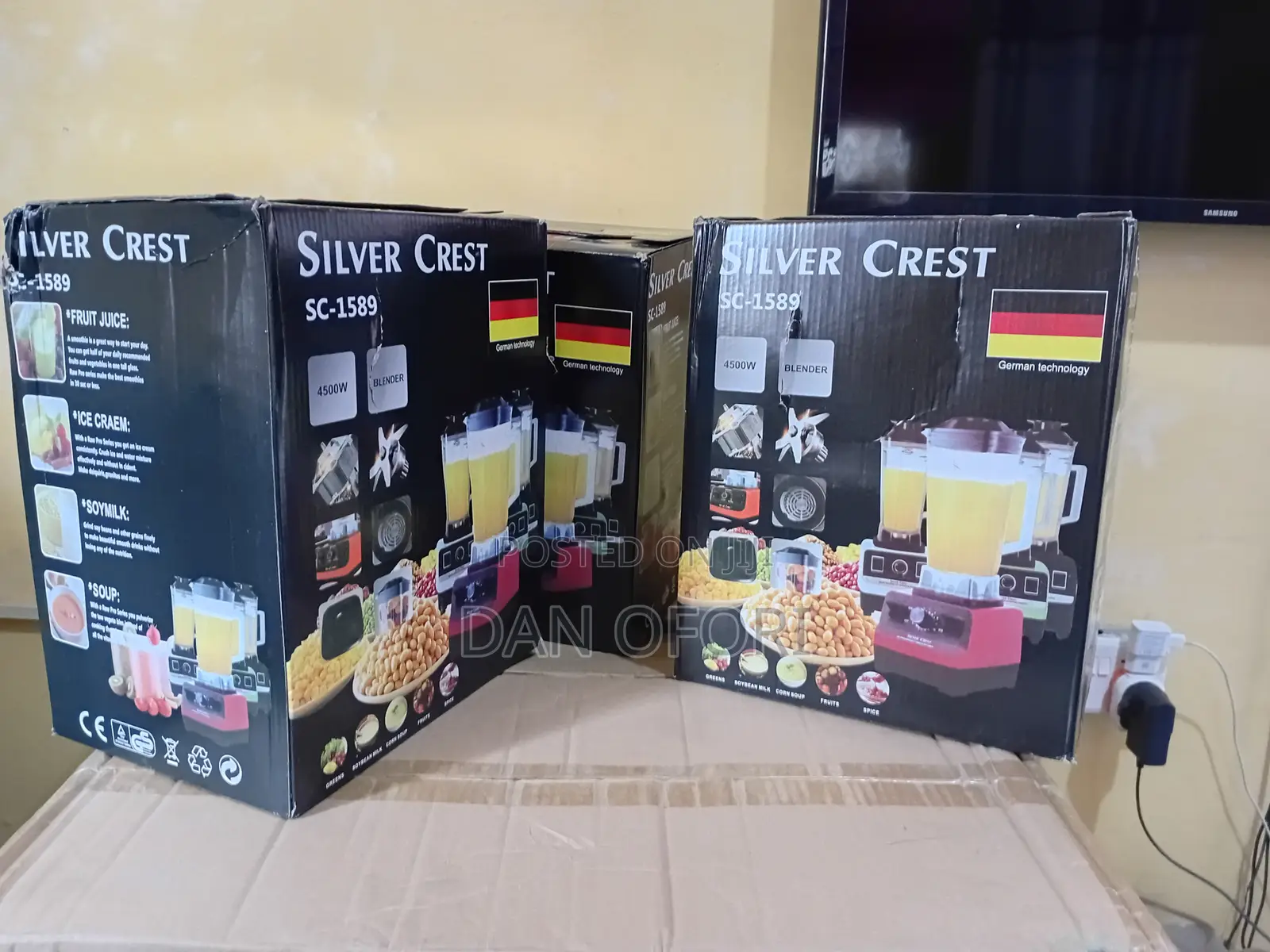 2-in-1 Silver Crest Industrial Blender- Double Cups in Tema ...