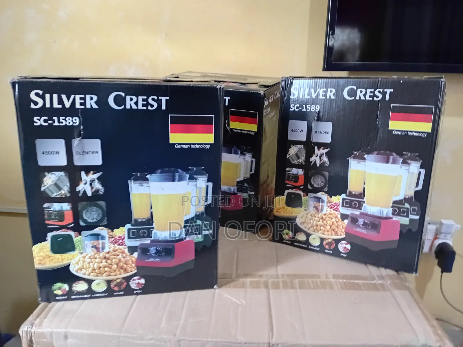 2-in-1 Silver Crest Industrial Blender- Double Cups in Tema ...