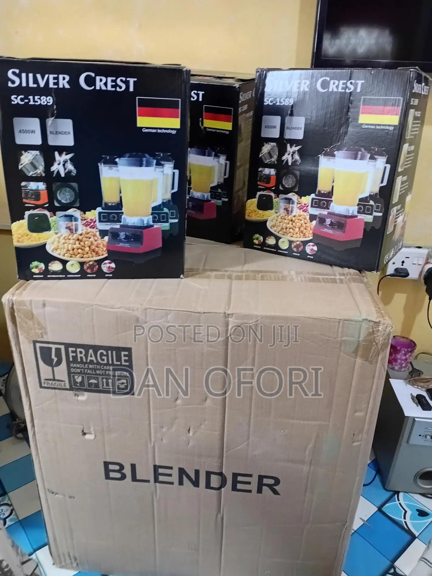 2-in-1 Silver Crest Industrial Blender- Double Cups in Tema ...