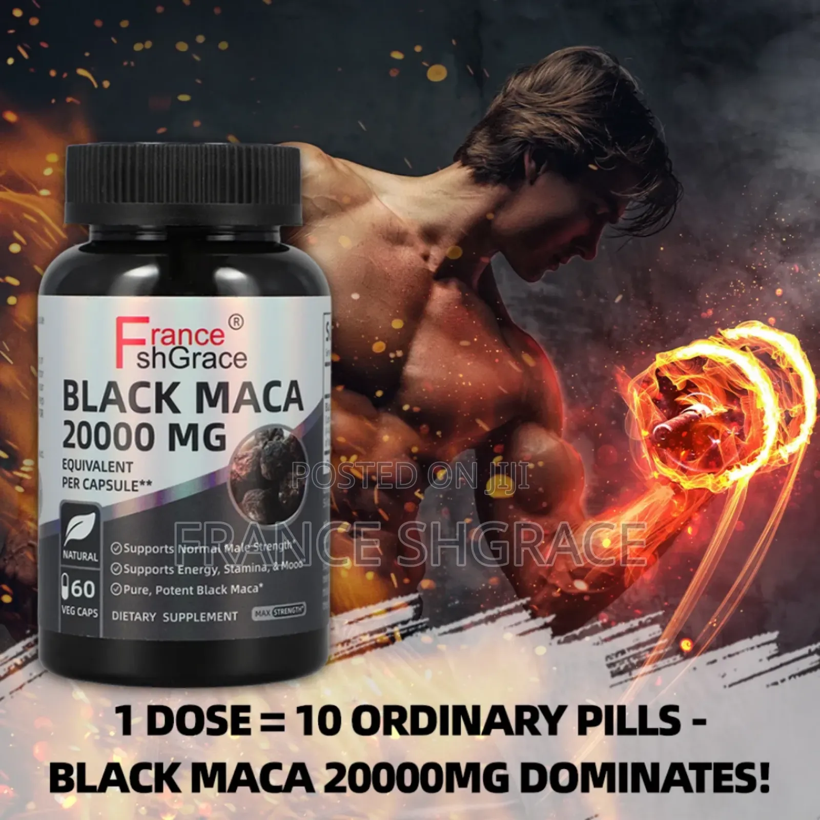 Black Maca Root Supplement in Taifa-Burkina - Vitamins & Supplements ...