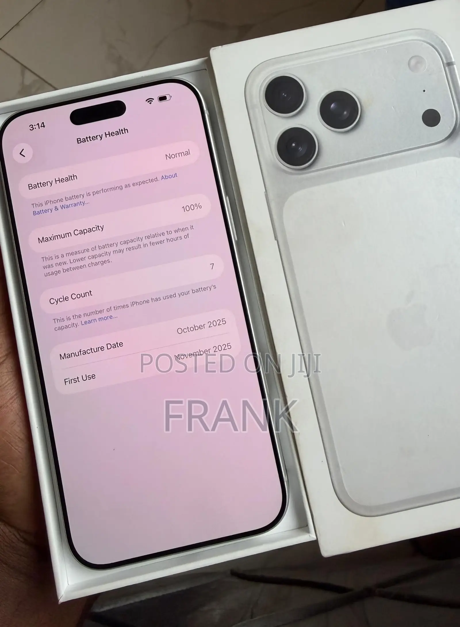 New Apple iPhone 17 Pro Max 256 GB Silver in Agbogba - Mobile Phones ...