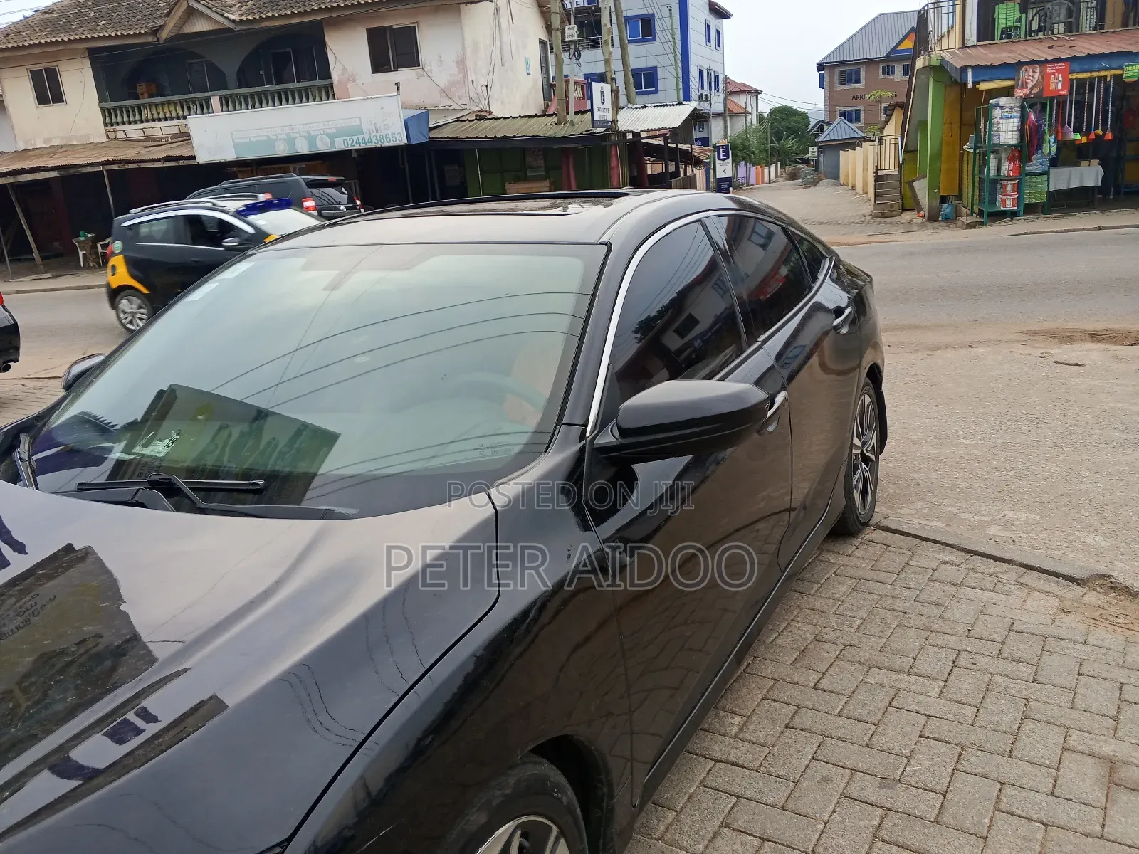 Honda Civic 2017 Black in Lapaz - Cars, Peter Aidoo | Jiji.com.gh