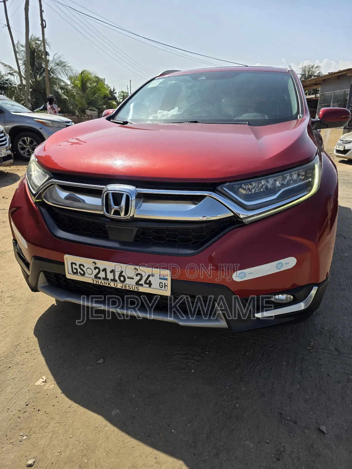Honda CR-V Touring 4dr SUV AWD (1.5L 4cyl CVT) 2017 Red in Tema ...