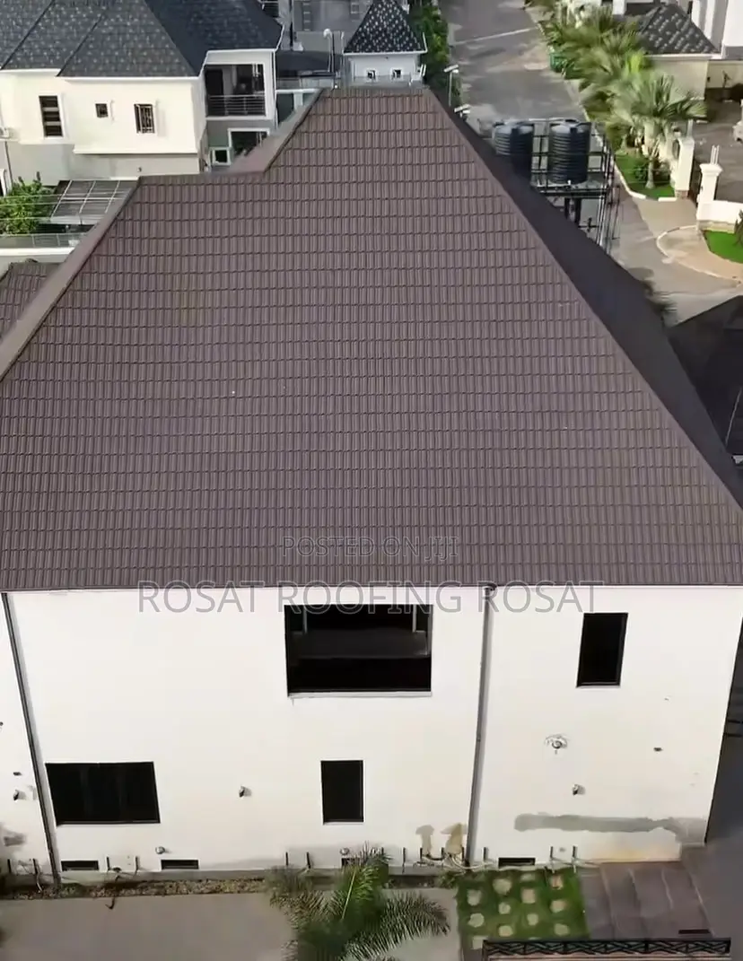 Fantastic Brown Stone Coated Euro Tiles Roofing Sheet in East Legon ...