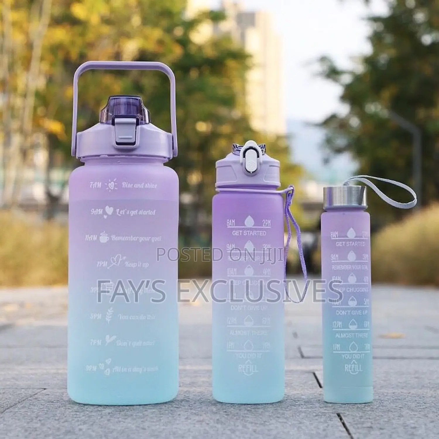 3 in 1 Motivational Water Bottles in Tantra Hills - Food & Beverages ...