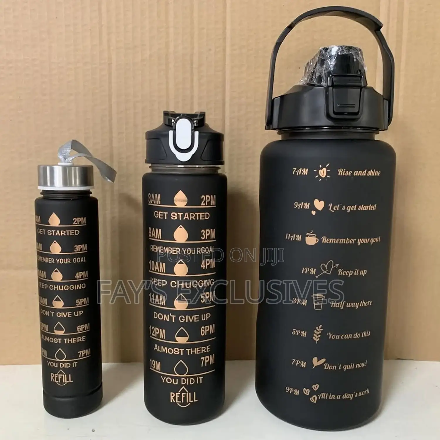 3 in 1 Motivational Water Bottles in Tantra Hills - Food & Beverages ...