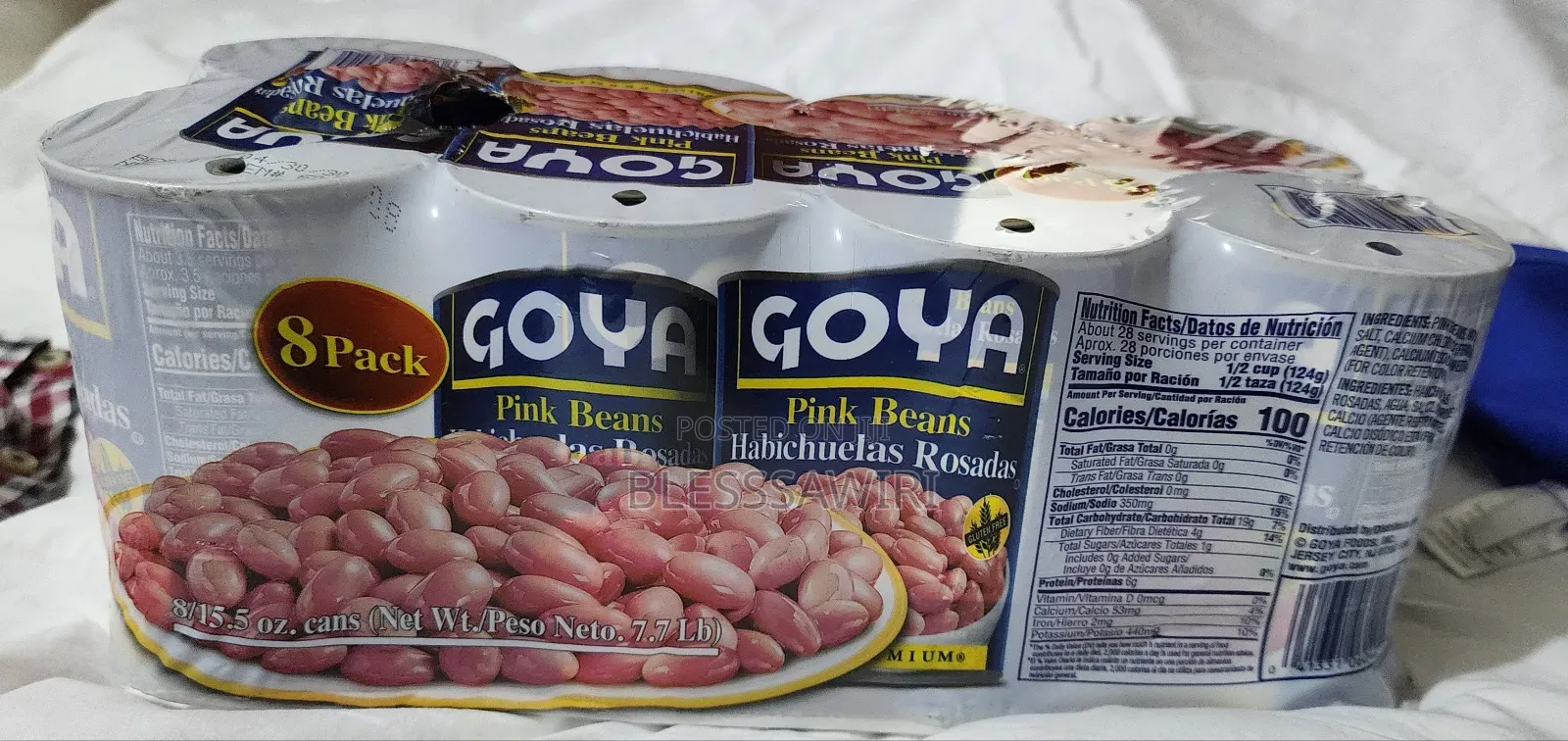 Goya Pink Beans, 15.5 Ounce (Pack of 8) in Ashaley Botwe - Food ...