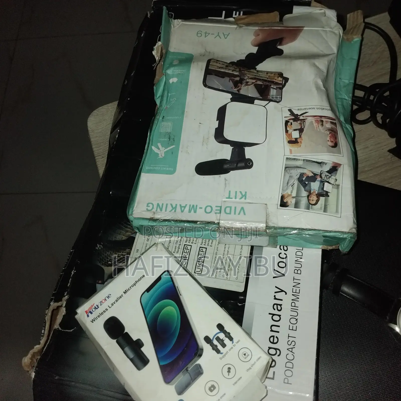 Podcast Set/Mobile Studio, Video Making Kit, Microphone in Labone ...