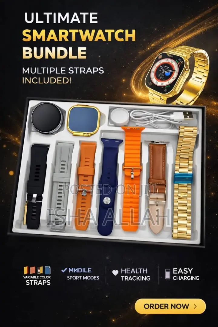 Ultimate All in 1 Ultra Smart Watch in Alajo - Smart Watches, Isha ...
