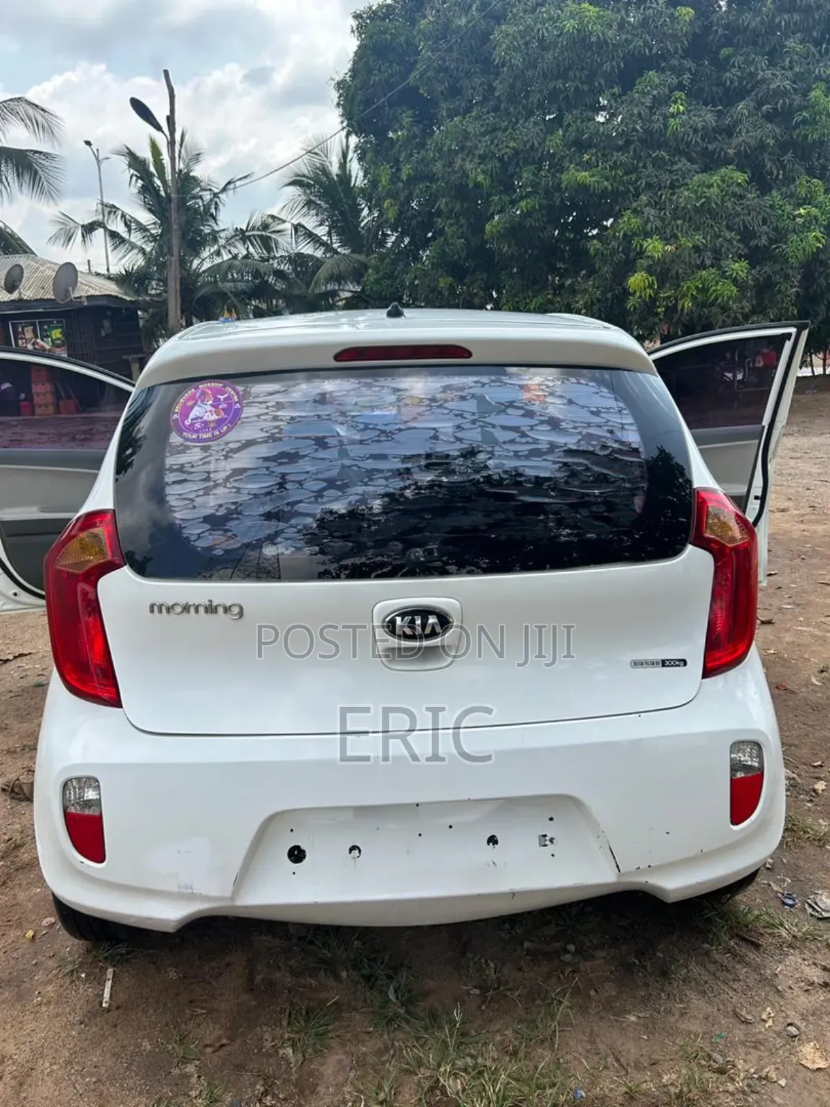 Kia Morning 2013 White in Ejisu-Juaben Municipal - Cars, Eric | Jiji.com.gh