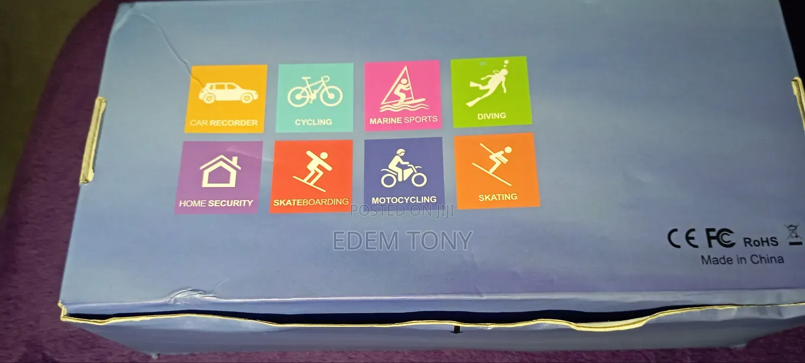 Jadfezy Action Camera FHD 1080p, 98ft/30m Underwater Waterproof in ...