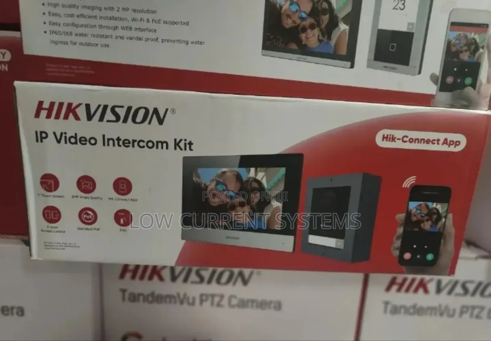 Hikvision Ip Video Intercom Wireless Wifi Doorbell 4 Port Switch App in ...