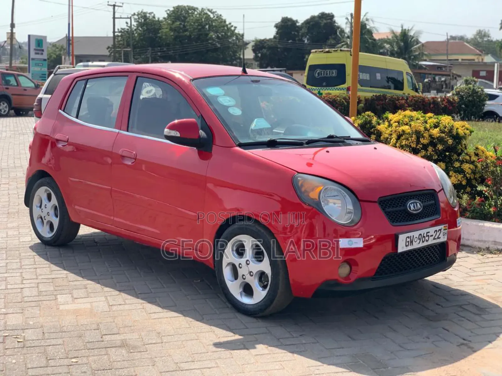 Kia Morning 2010 Red in Accra Metropolitan - Cars, George Larbi | Jiji ...