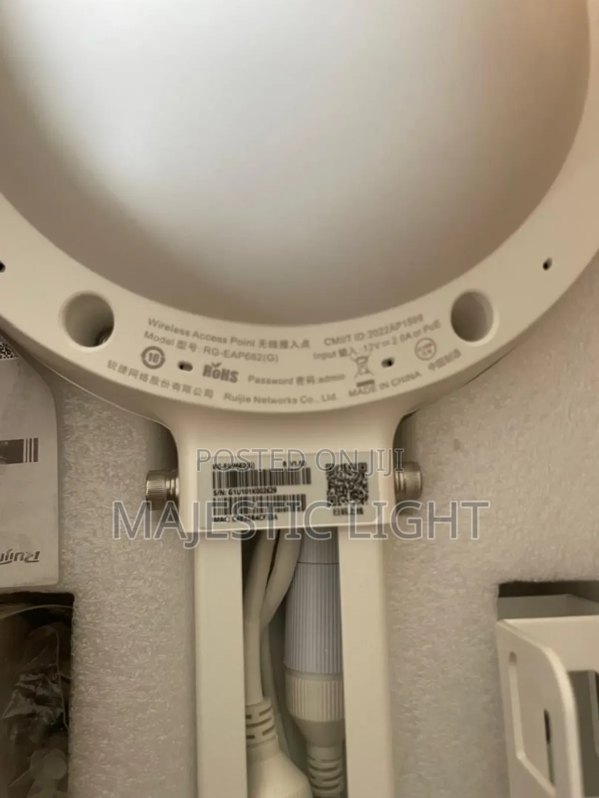 Rg-Rap6262(G) Wifi 6 Ax 1800 Outdoor Omni-Directional Access Point for ...