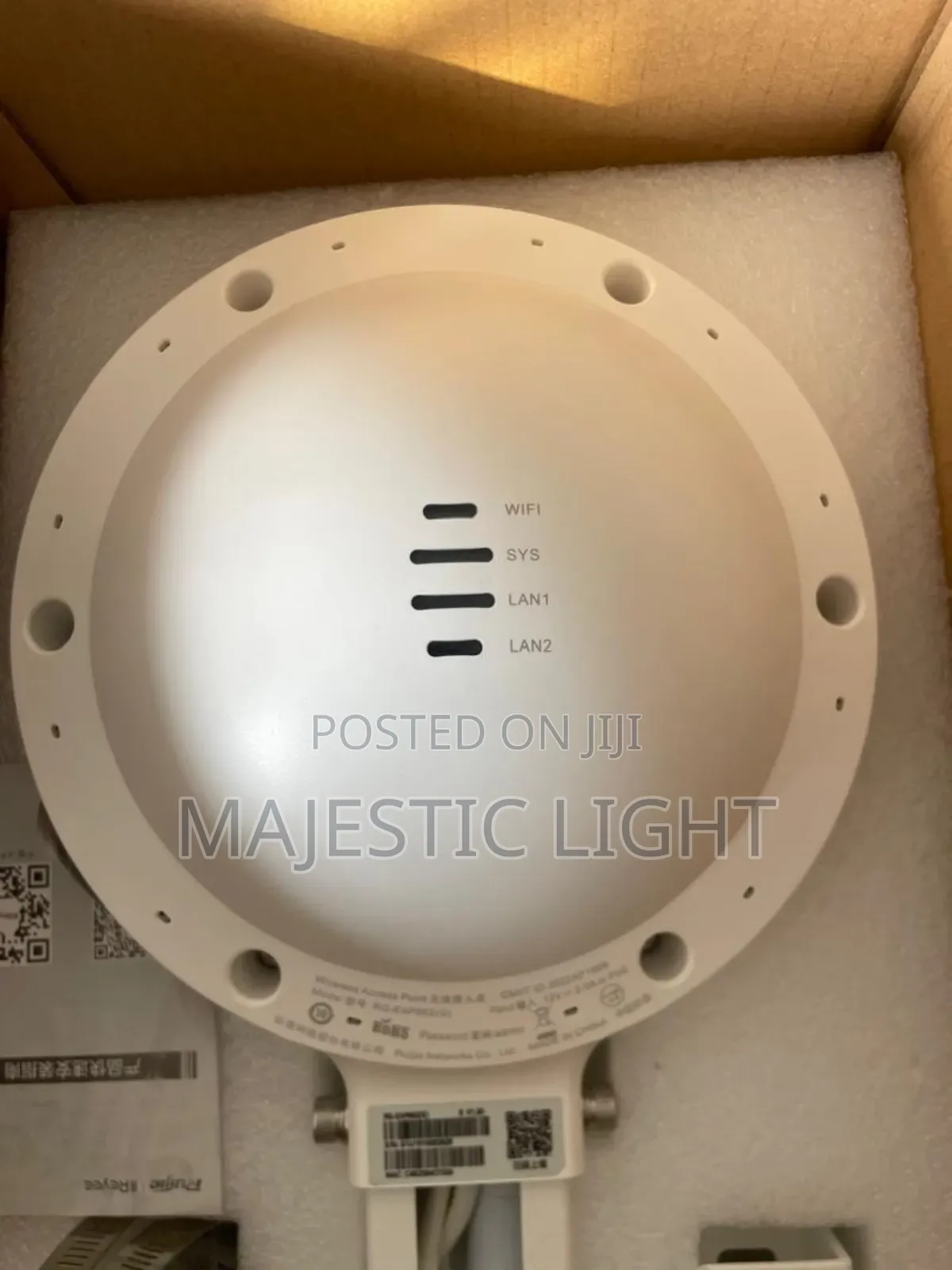 Rg-Rap6262(G) Wifi 6 Ax 1800 Outdoor Omni-Directional Access Point for ...