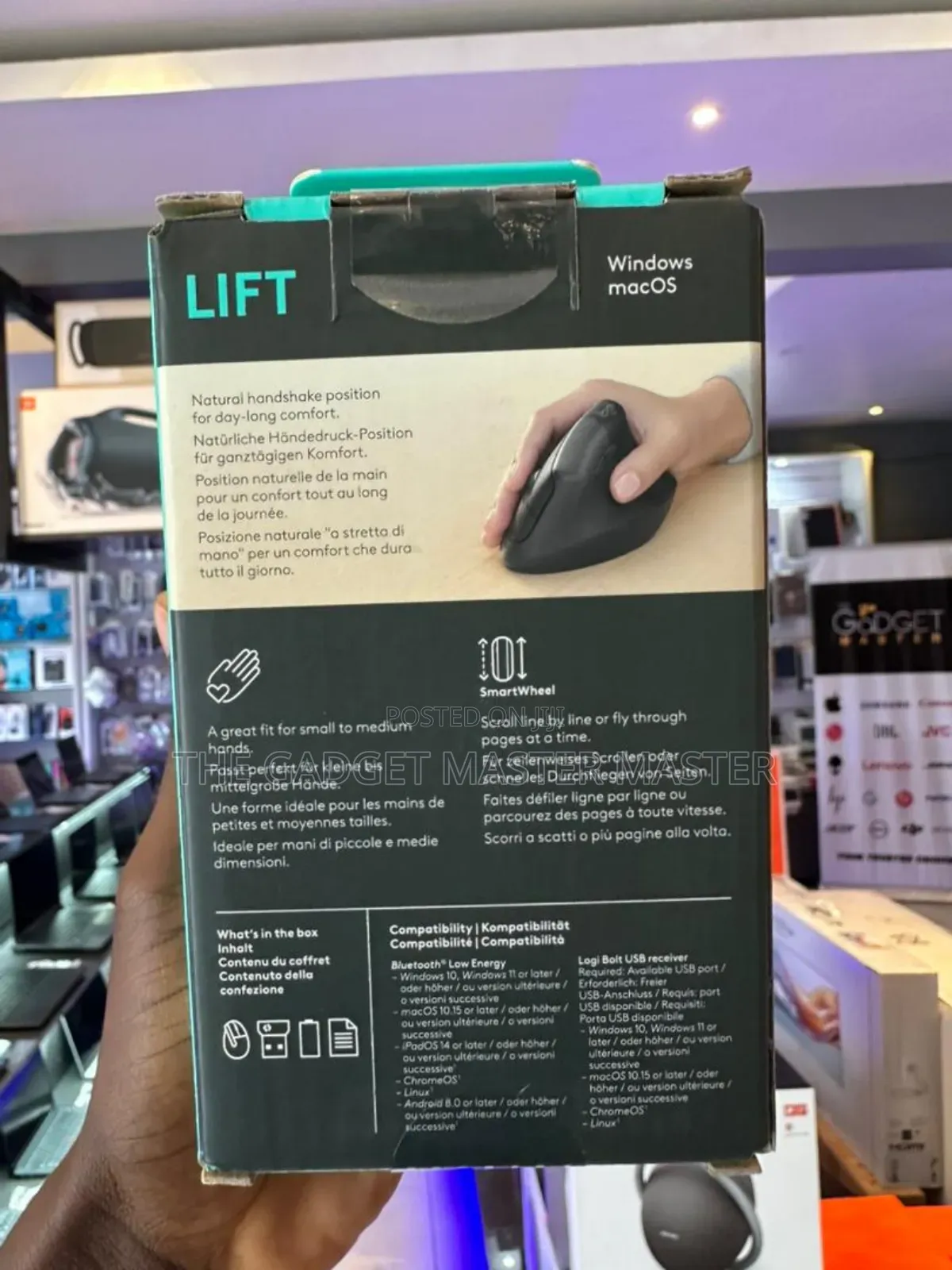 Logitech Lift Vertical Ergonomic Wireless Mouse in East Legon ...