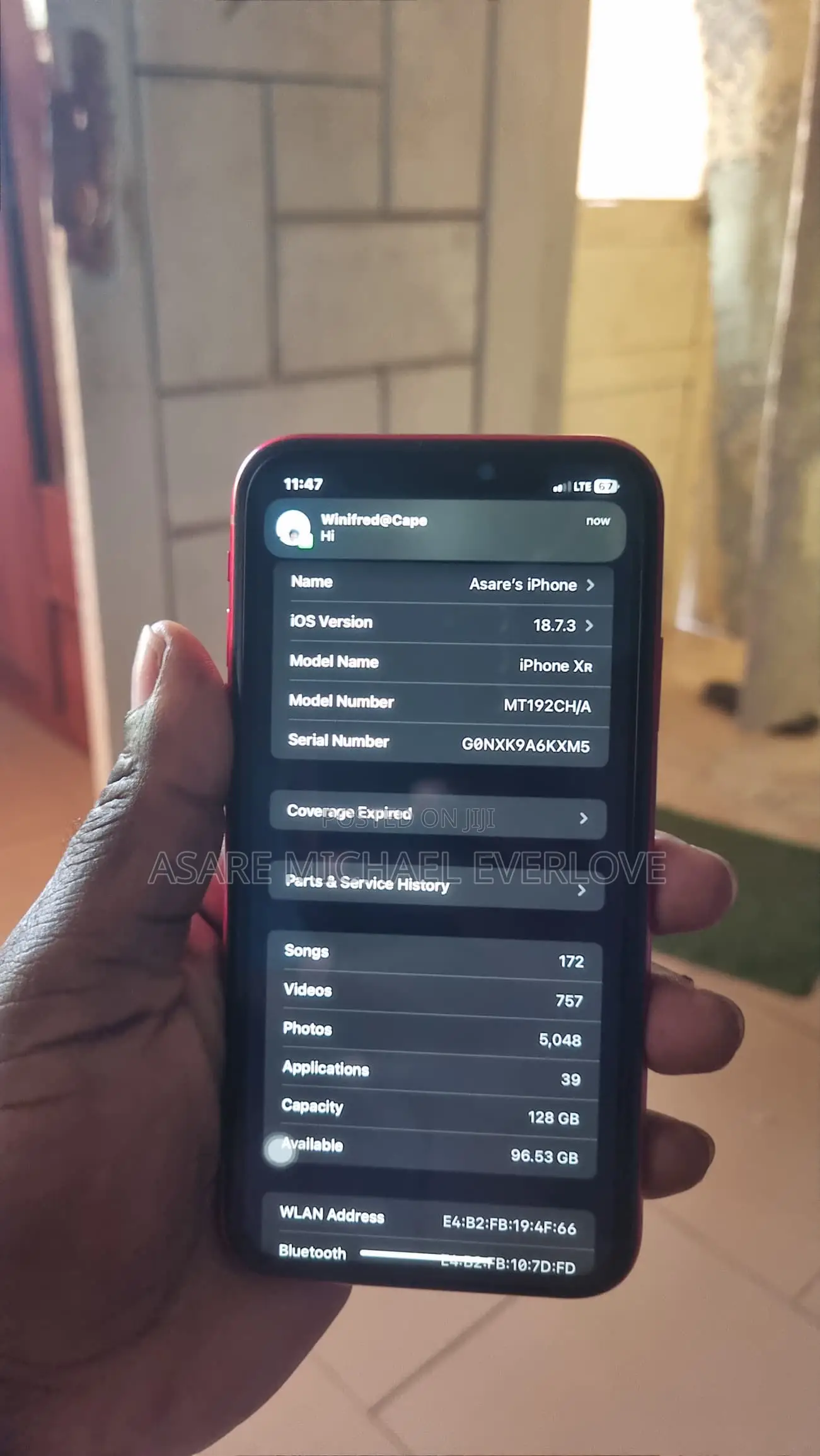 Apple iPhone XR 128 GB Red in Takoradi - Mobile Phones, Asare Michael ...