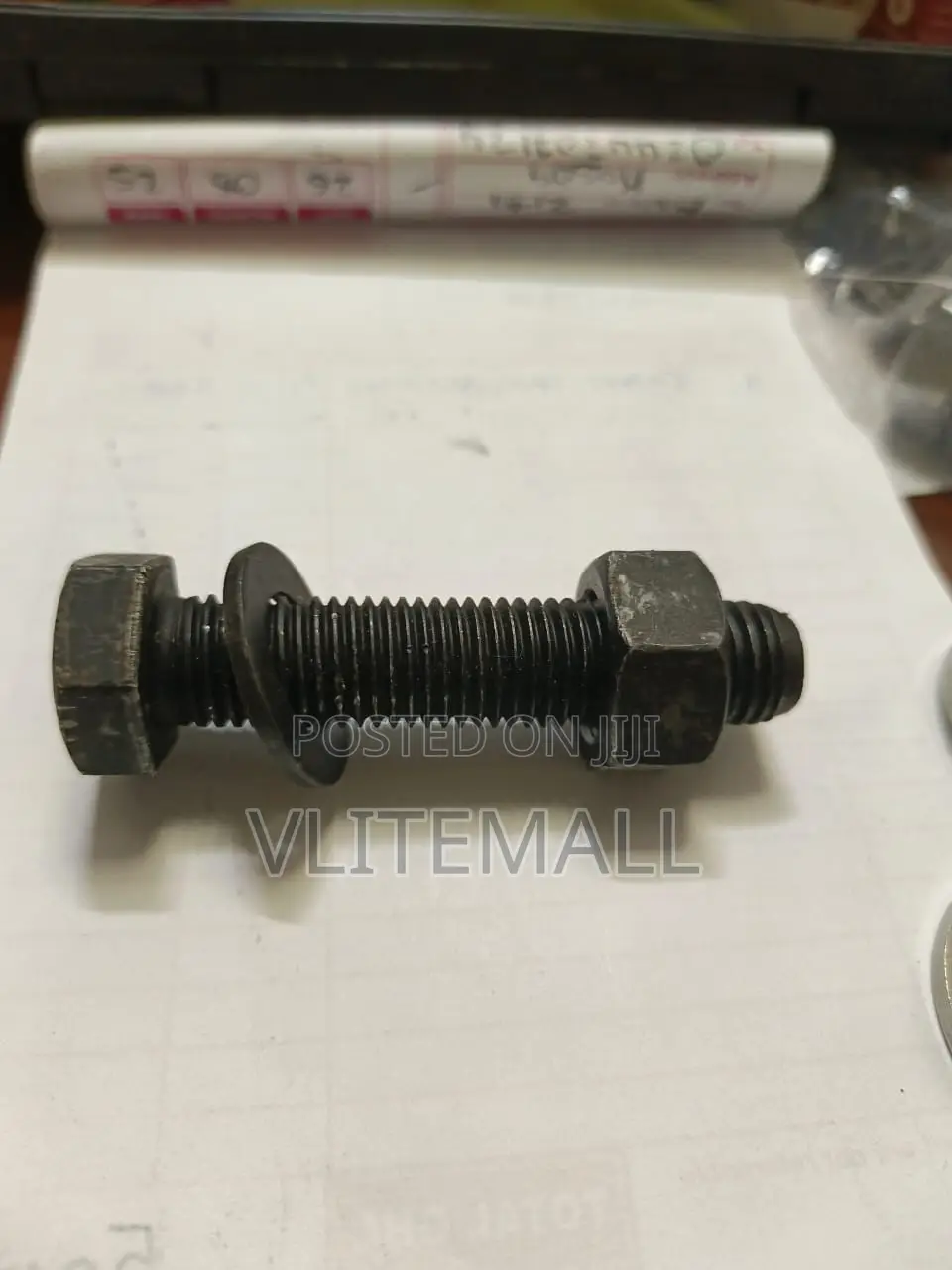Carbon Steel Grade 8.8 M16 Bolts/Nuts/Spring Washer Full Tread, 80mm in ...
