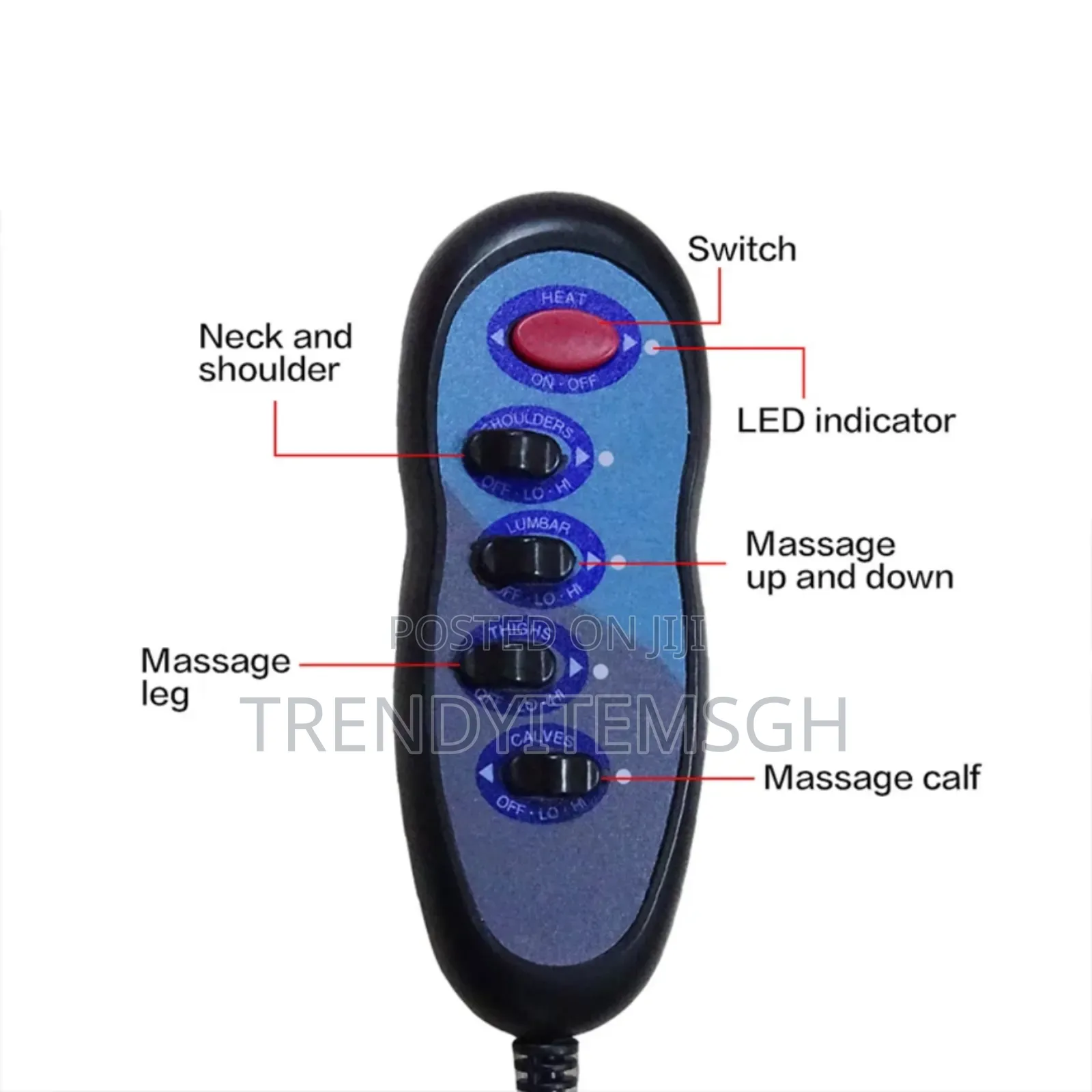 Full Body Massage Mat With Heat and Remote Control in Spintex ...