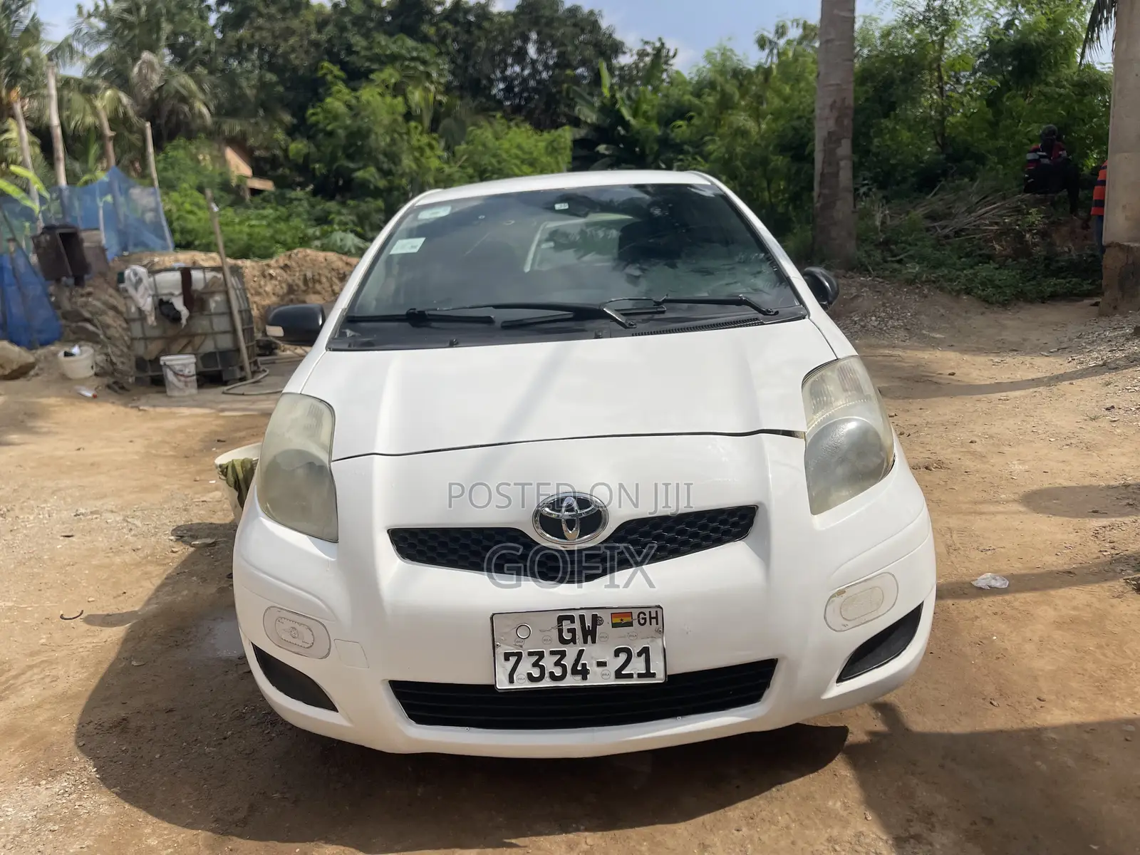 Toyota Vitz 2010 White in Agbogba - Cars, Godfred Dadzie | Jiji.com.gh