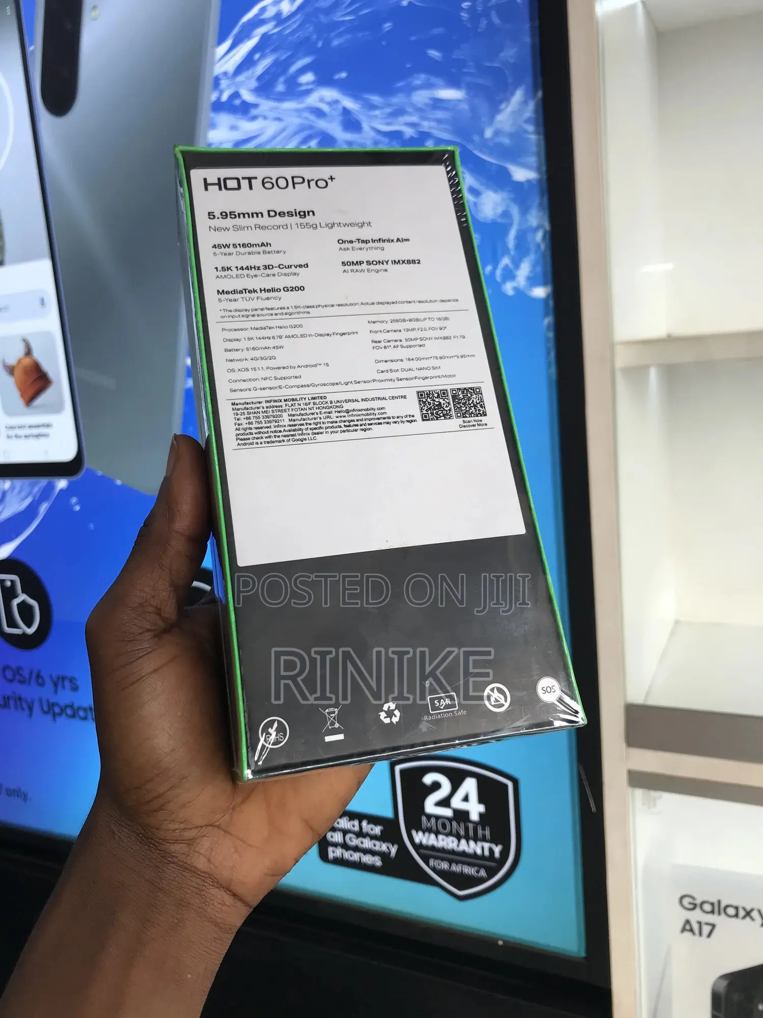 New Infinix Hot 60 Pro+ 128 GB Black in Madina - Mobile Phones, Yinsob ...