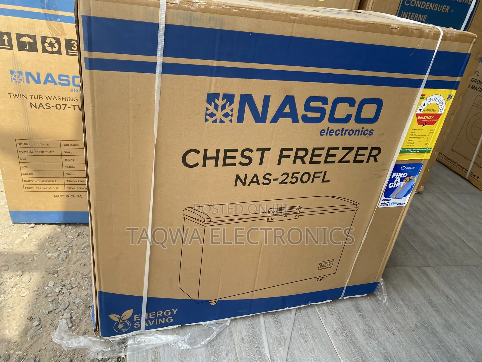Affordable 250-liters Chest Freezer Nasco for sale - TaQwa electronics ...