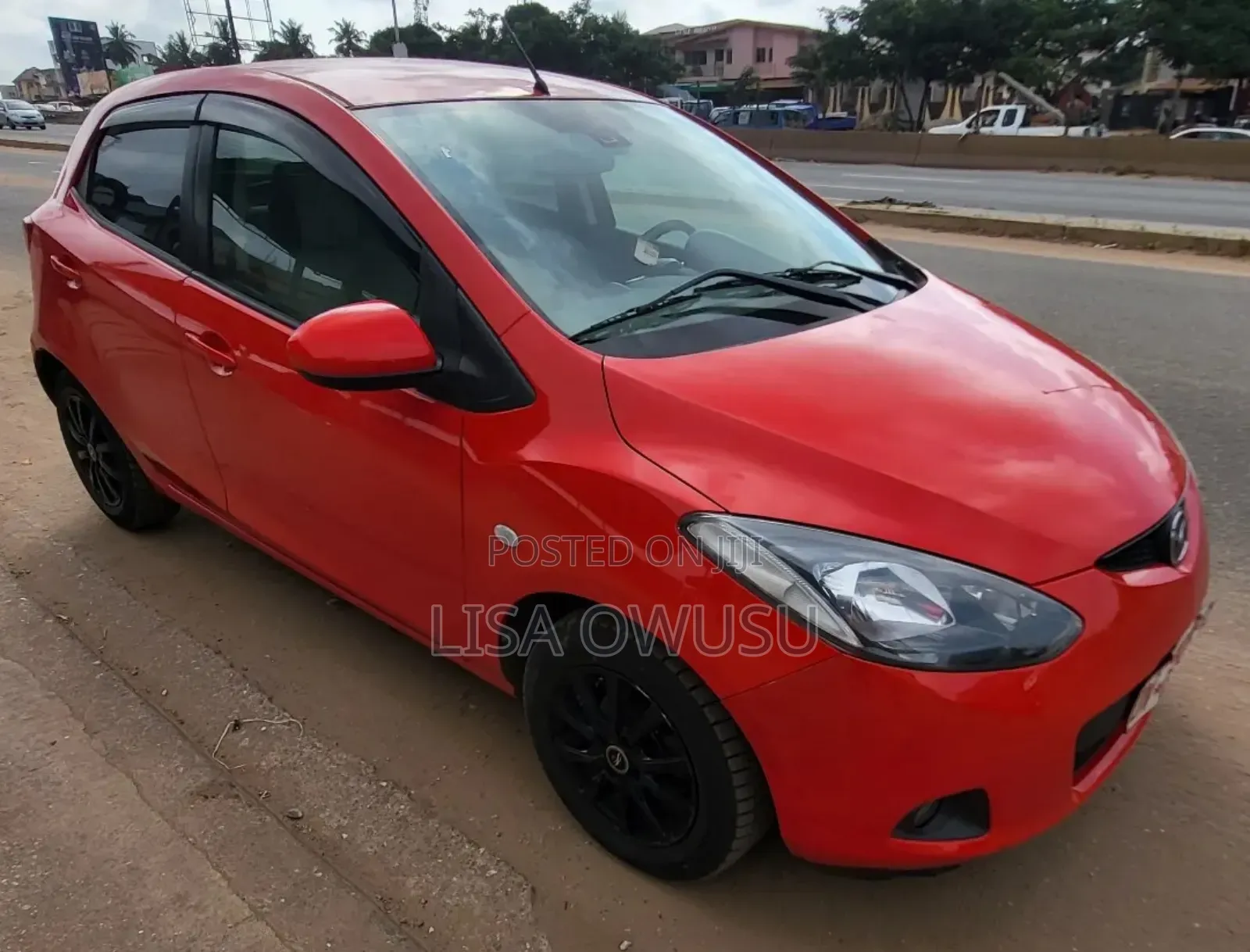 Mazda Demio 2012 Red in Accra Metropolitan - Cars, Lisa Owusu | Jiji.com.gh