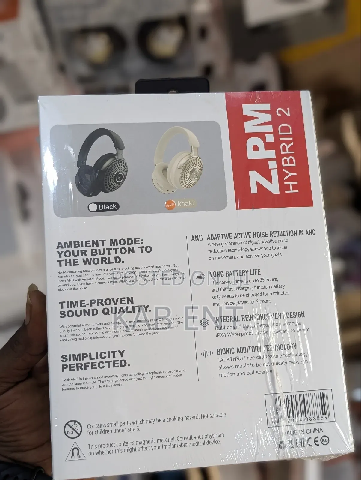 ZPM Hybrid 2 Headset in Kumasi Metropolitan - Headphones, Kab ...