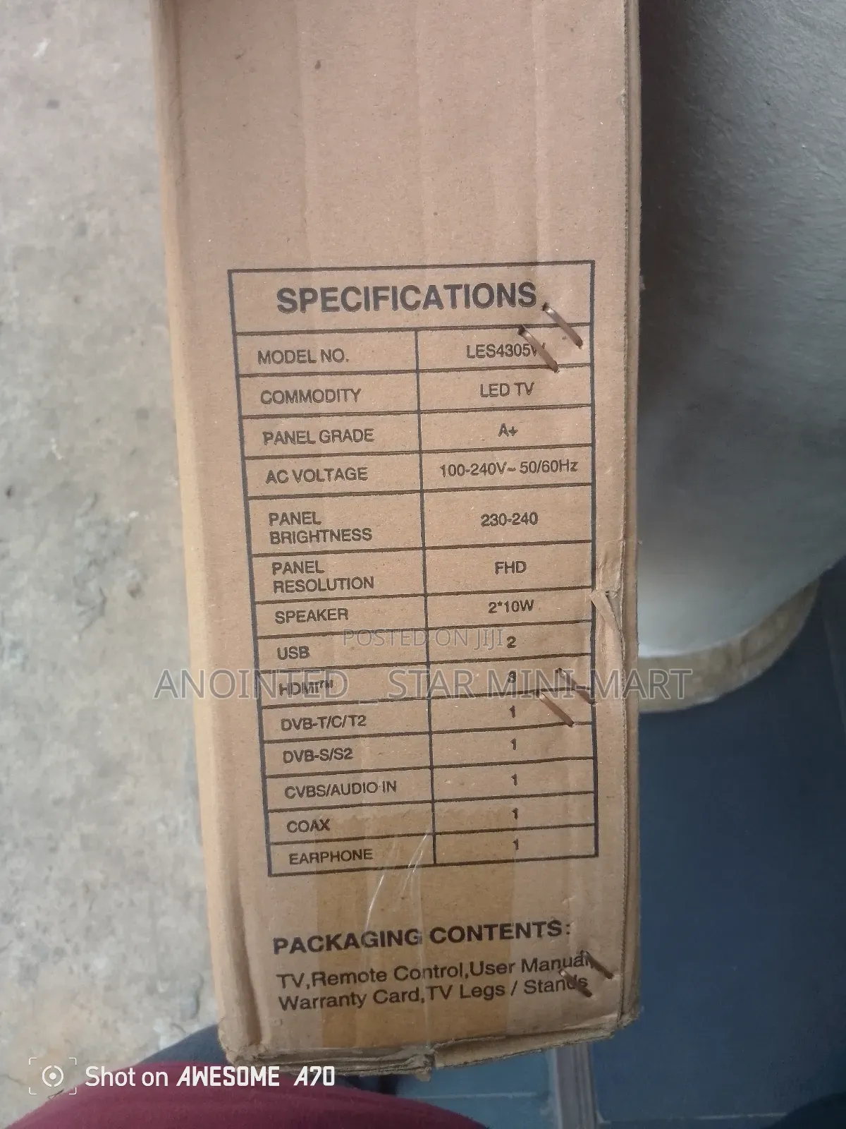 43 Inches Tv With Inbuilt Decoder in Ejisu-Juaben Municipal - TV & DVD ...