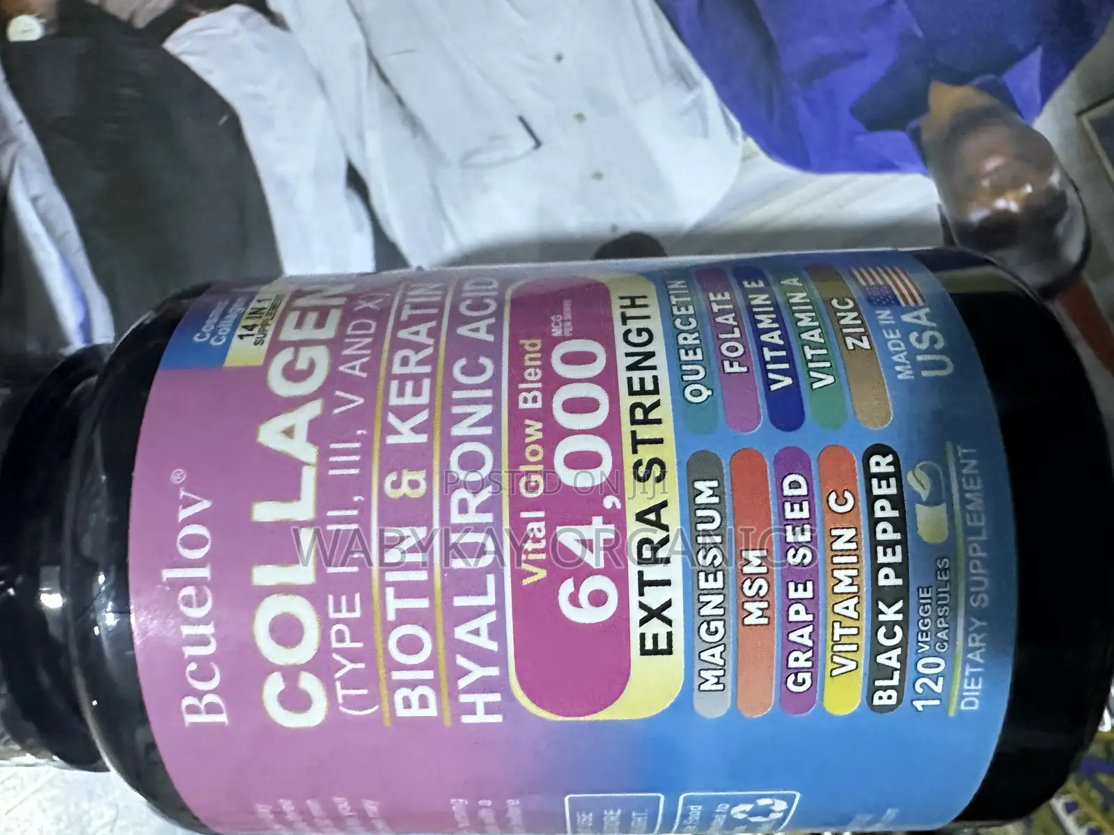 Multi Collagen +Biotin+Keratin+ Magnesium + Vit C in Adenta - Vitamins ...