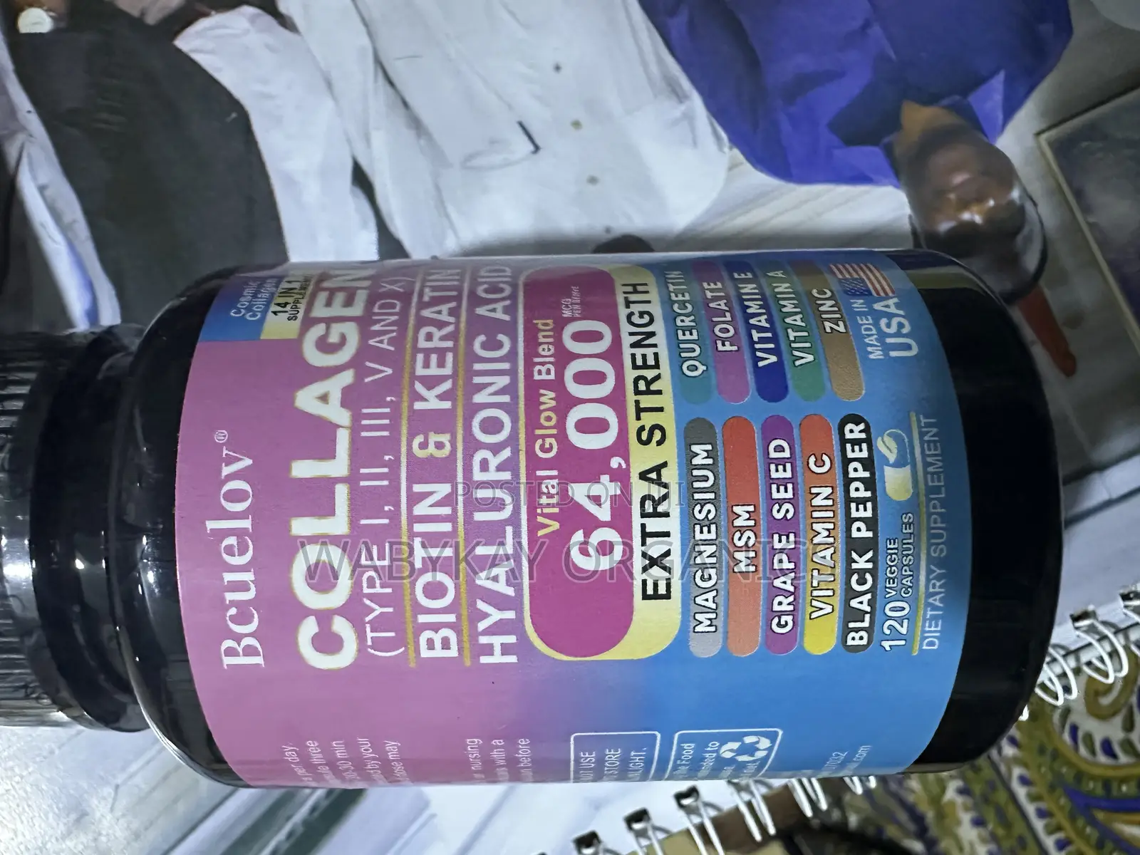 Multi Collagen +Biotin+Keratin+ Magnesium + Vit C in Adenta - Vitamins ...